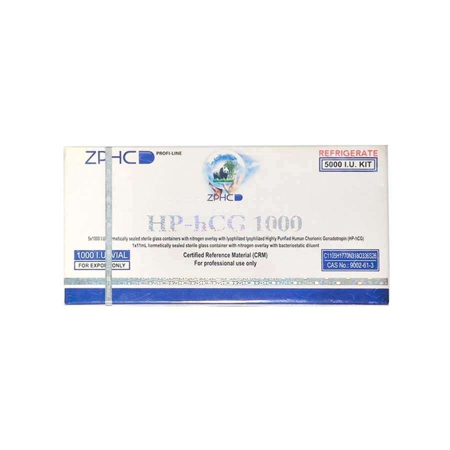 Buy HP-HCG 1000 IU / 5 VIALS ZPHC online: Fast shipping